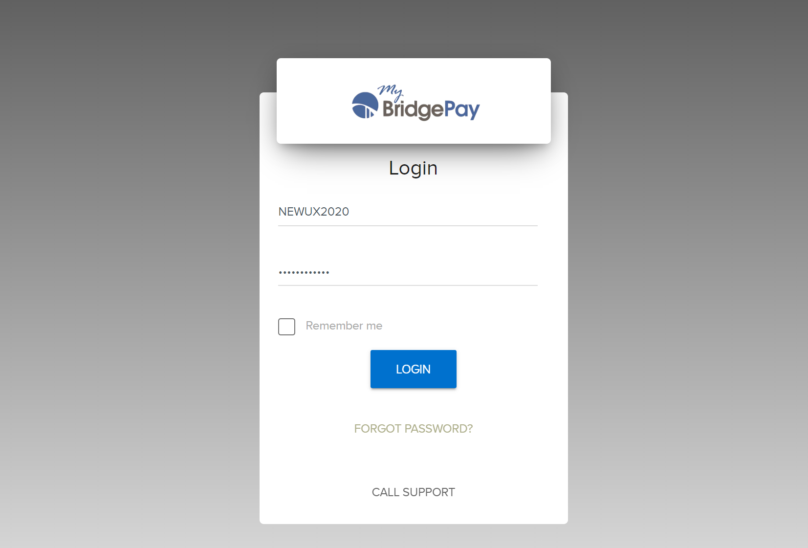 MyBridgePay Virtual Terminal Quick Reference Guide