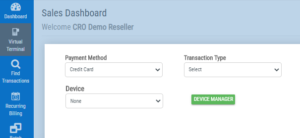 MyBridgePay Virtual Terminal Quick Reference Guide